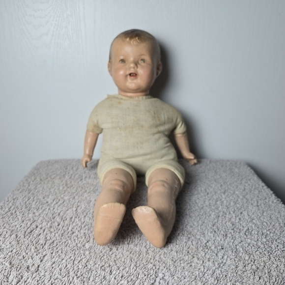 Toys | Vintage Composition Baby Doll | Poshmark